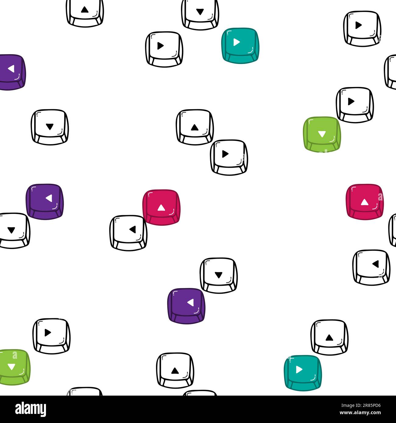 Computer keyboard background seamless. Abstract vector pattern texture ...