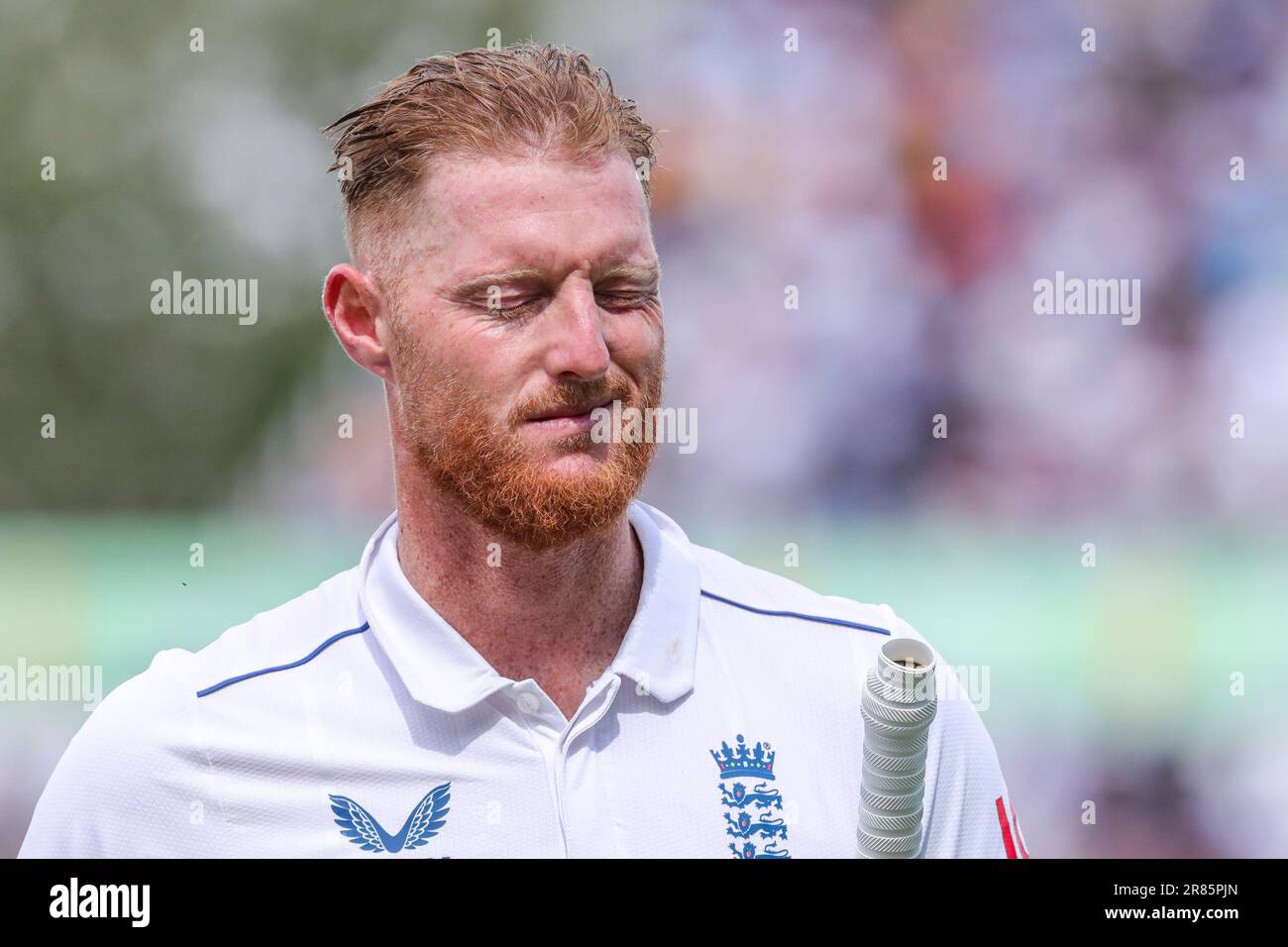 Birmingham, England. 19th June, 2023. England's Ben Stokes after ...