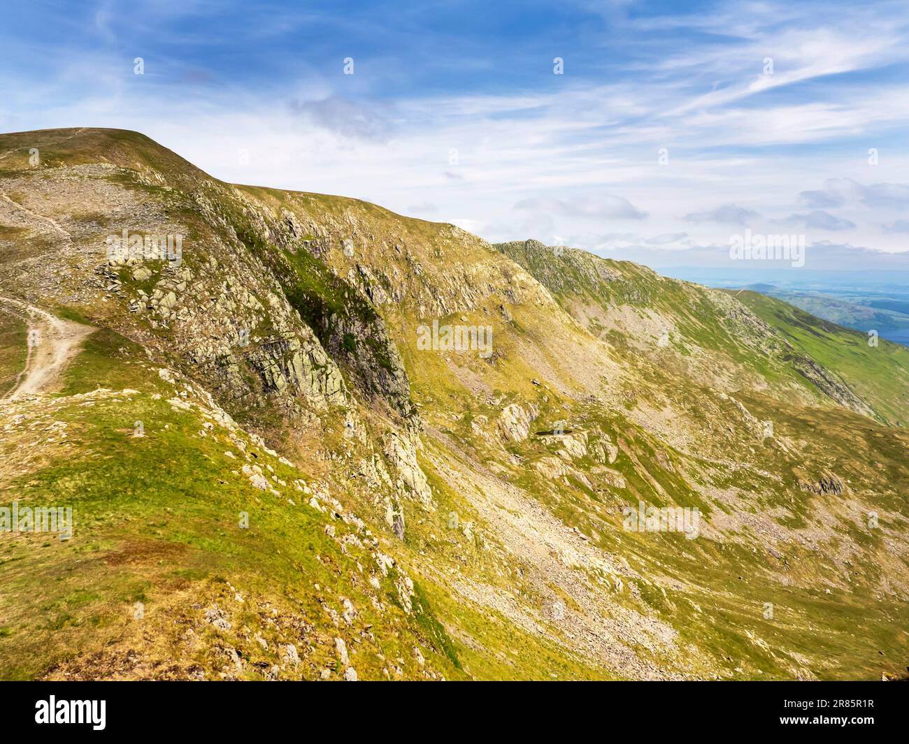 Nethermost Pike on the Helvellyn range, Lake District, UK Stock Photo ...