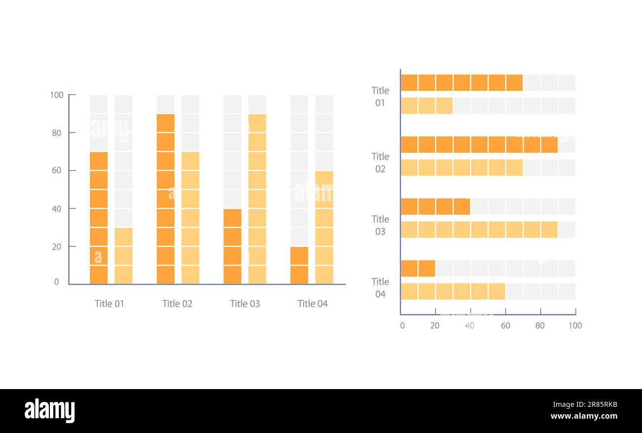 Multi-set bar infographic chart design template set Stock Vector Image ...