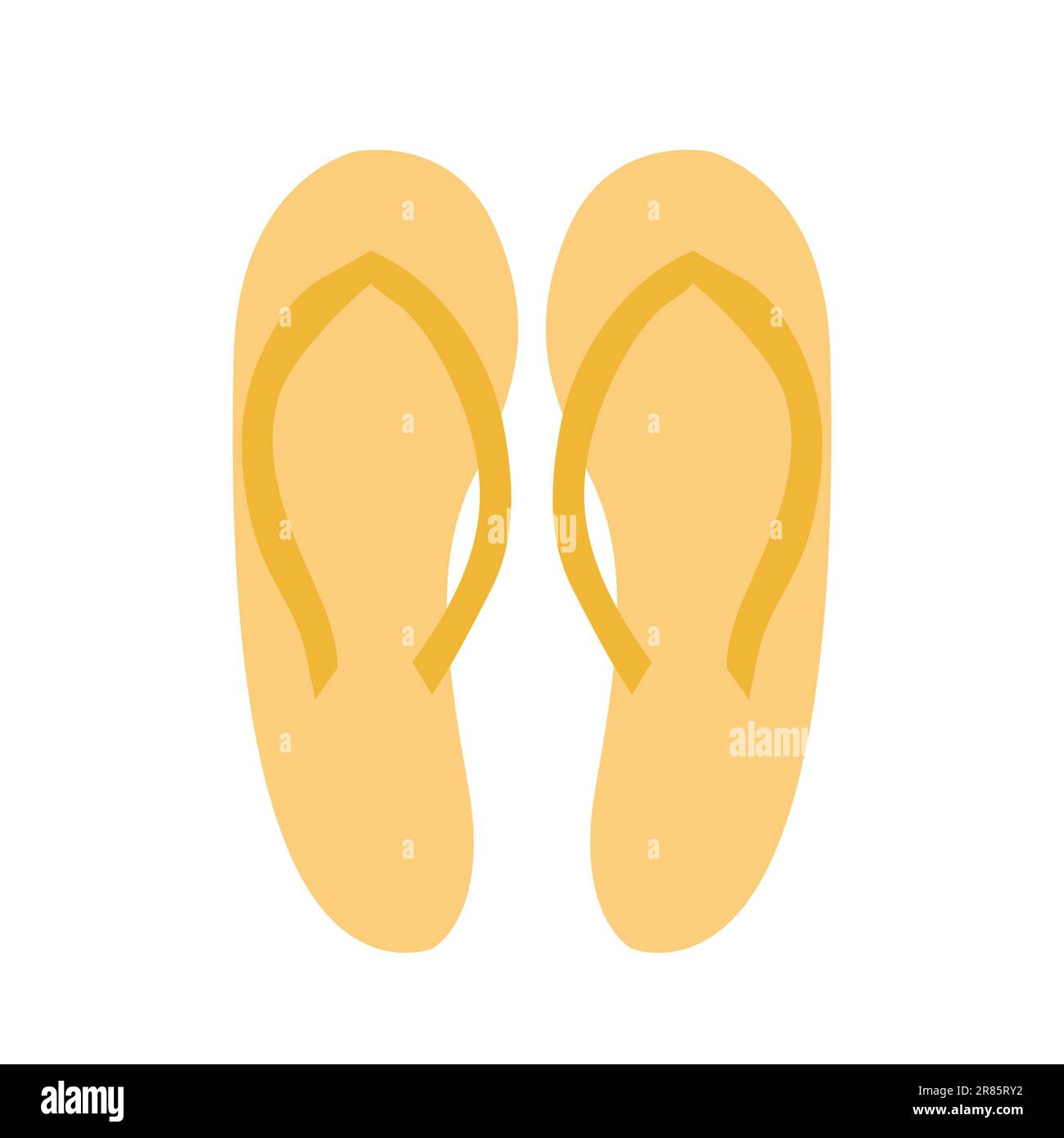 Vector beach slippers Stock Vector Image & Art - Alamy