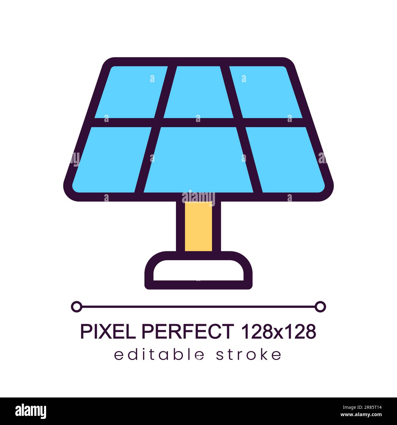 Solar panel pixel perfect RGB color icon Stock Vector Image & Art - Alamy Solar panel pixel perfect RGB color icon Stock Vector Image & Art - Alamy