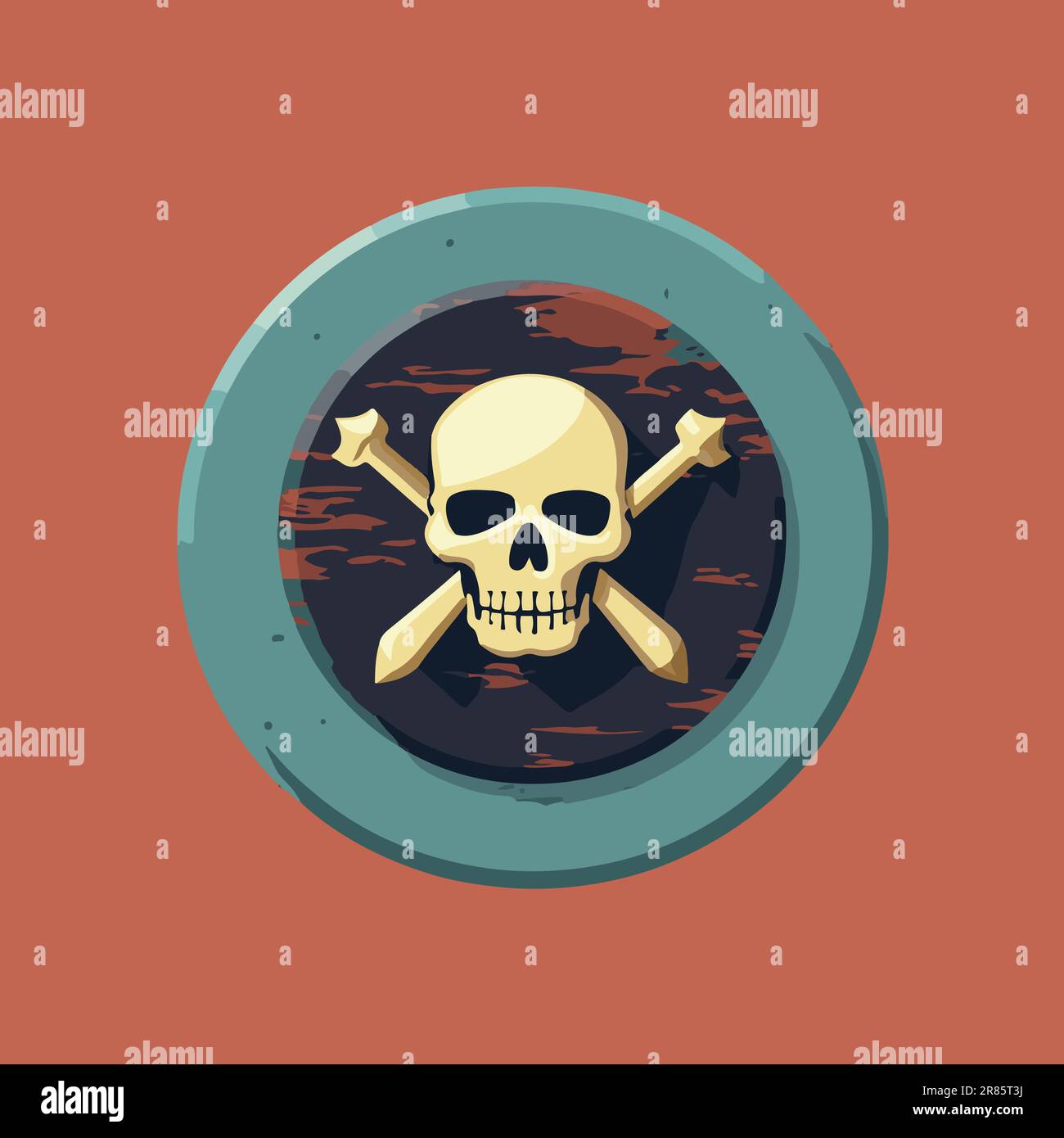 Pirate Logo Icon Stock Vector Image & Art - Alamy