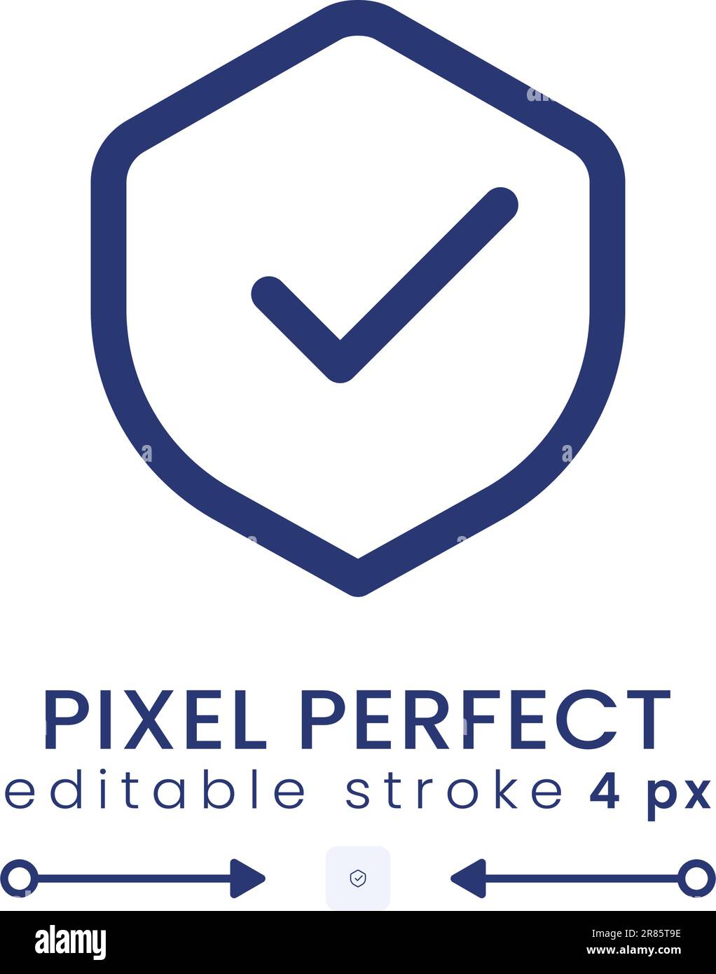 Antivirus linear desktop icon Stock Vector Image & Art - Alamy