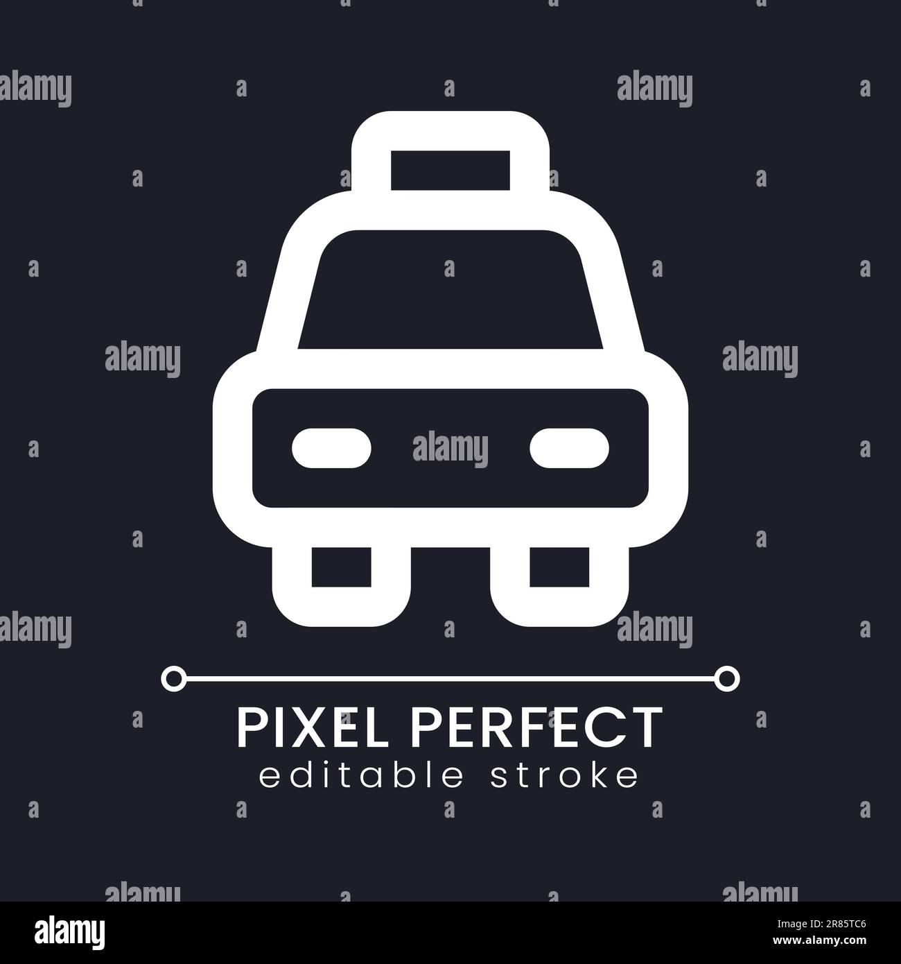 Transfer pixel perfect white linear ui icon for dark theme Stock Vector Image & Art - Alamy