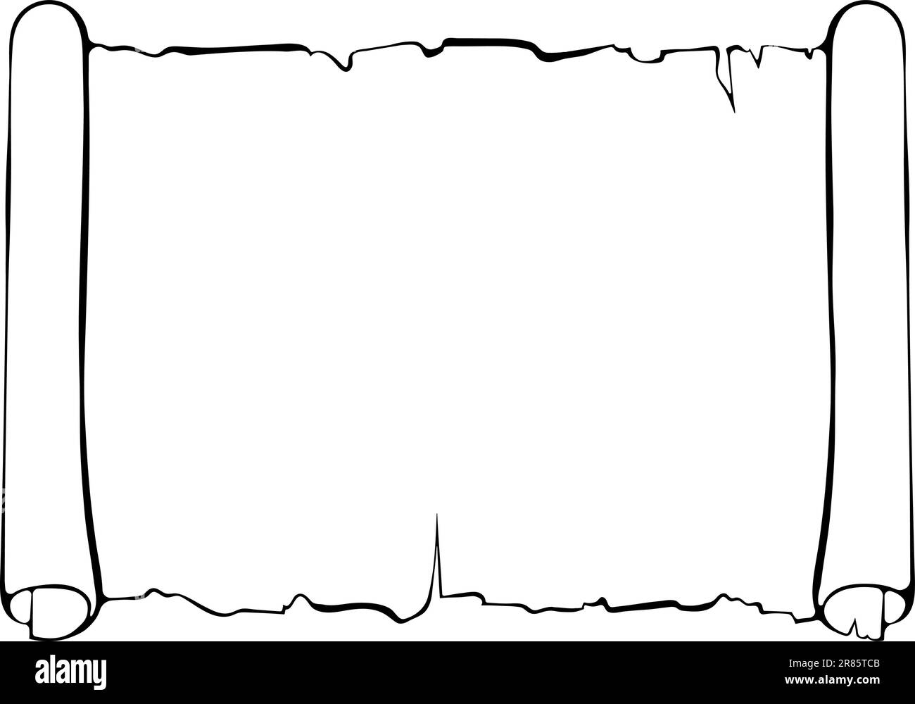 Horizontal scroll paper line art Stock Vector Image & Art - Alamy Horizontal scroll paper line art Stock Vector Image & Art - Alamy
