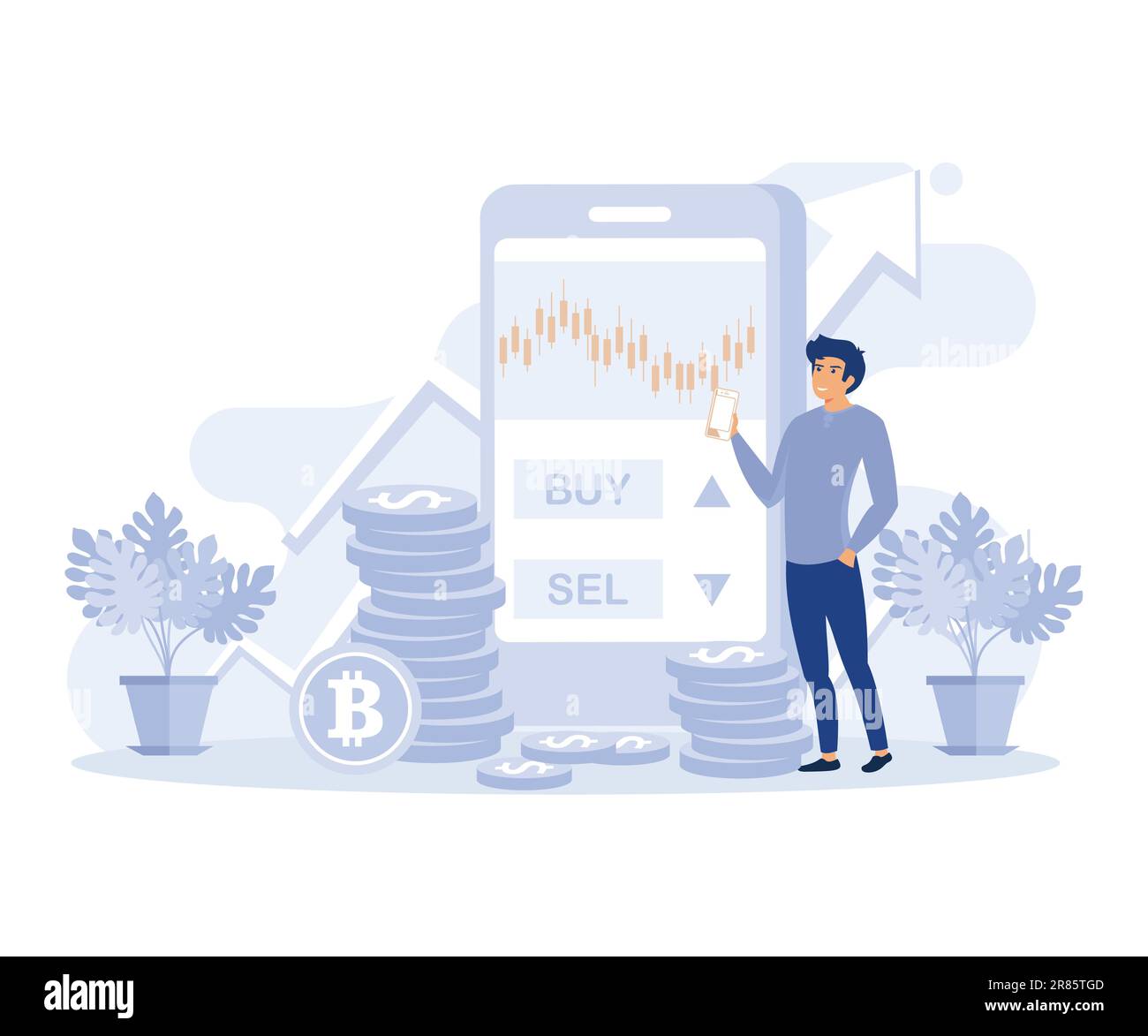 Investment portfolio Stock Vector Images - Alamy