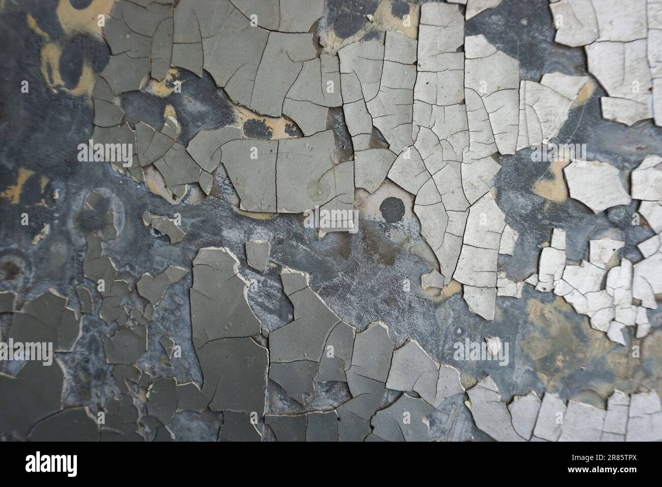 The texture and pattern of old cars that are cracked and decayed Stock ...