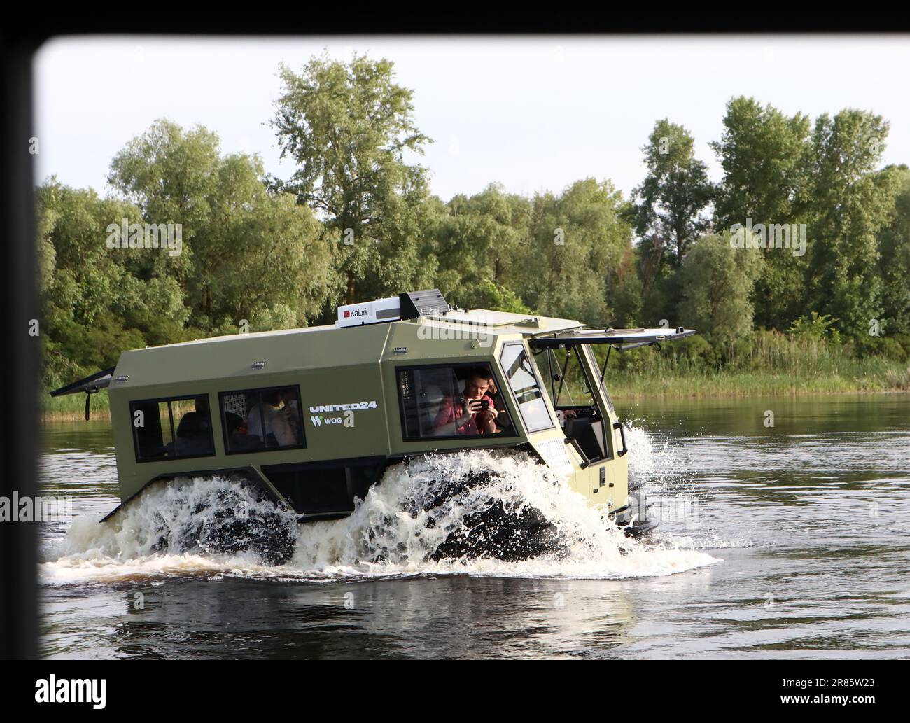 KYIV, UKRAINE - JUNE 16, 2023 - The presentation and test drive of four ...