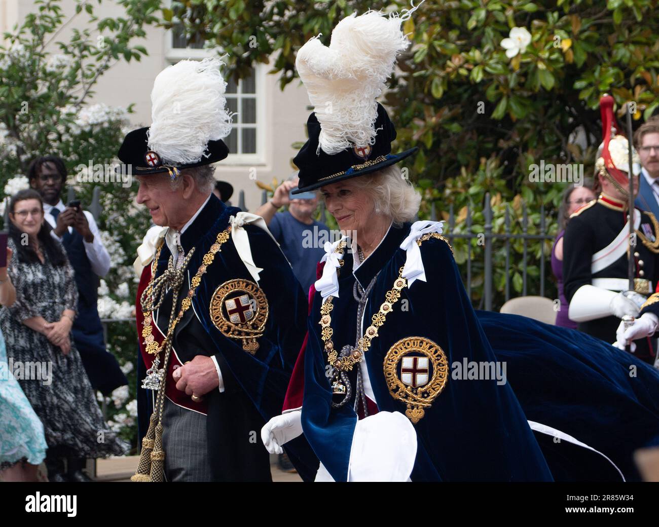 Queen garter day hi-res stock photography and images - Alamy