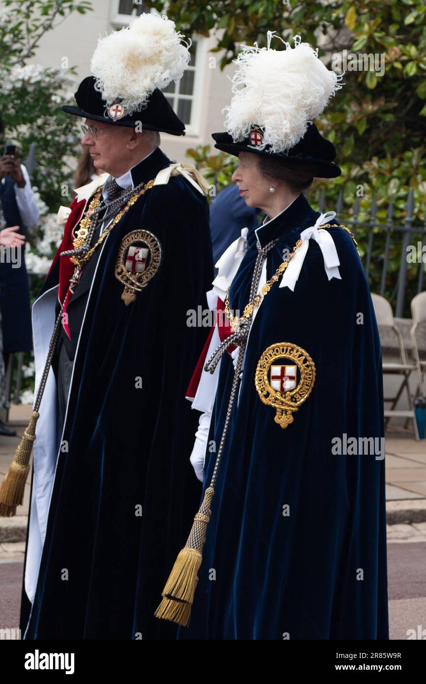 Windsor, Berkshire, UK. 19th June, 2023. The Duke of Gloucester and ...