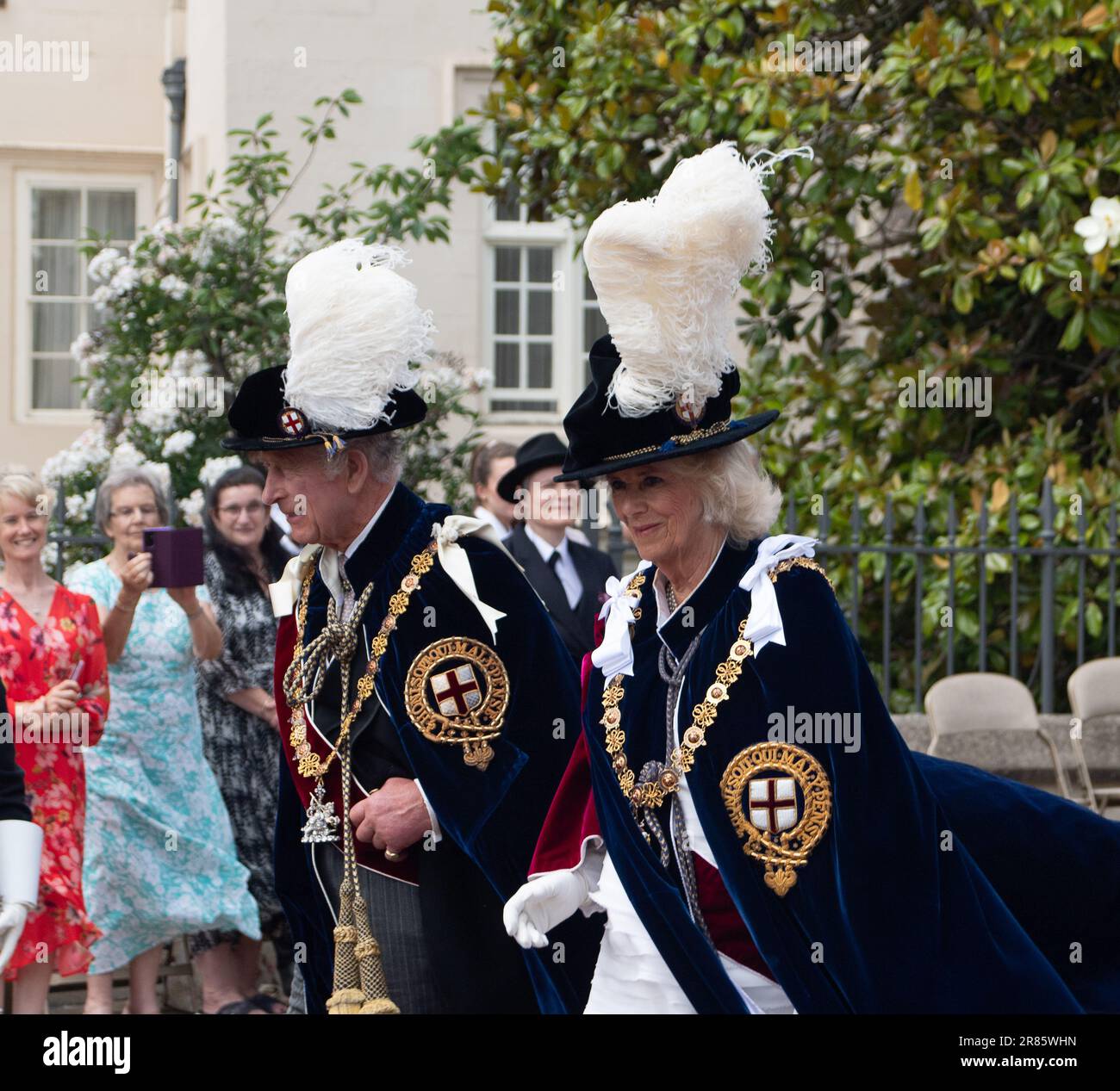 Windsor, Berkshire, UK. 19th June, 2023. King Charles III and Queen ...