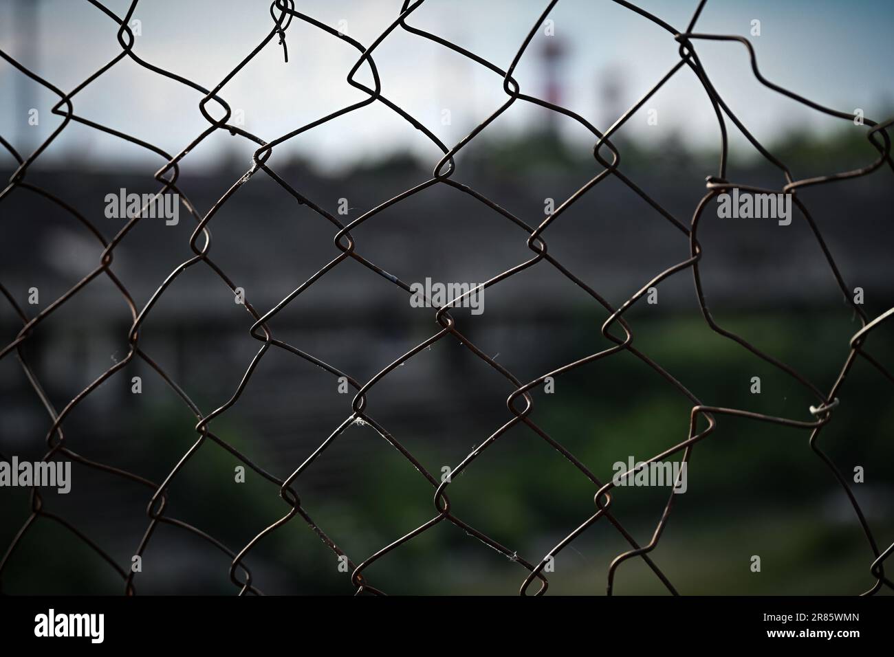 Abandoned football and athletics stadium, Old building, abandoned ...