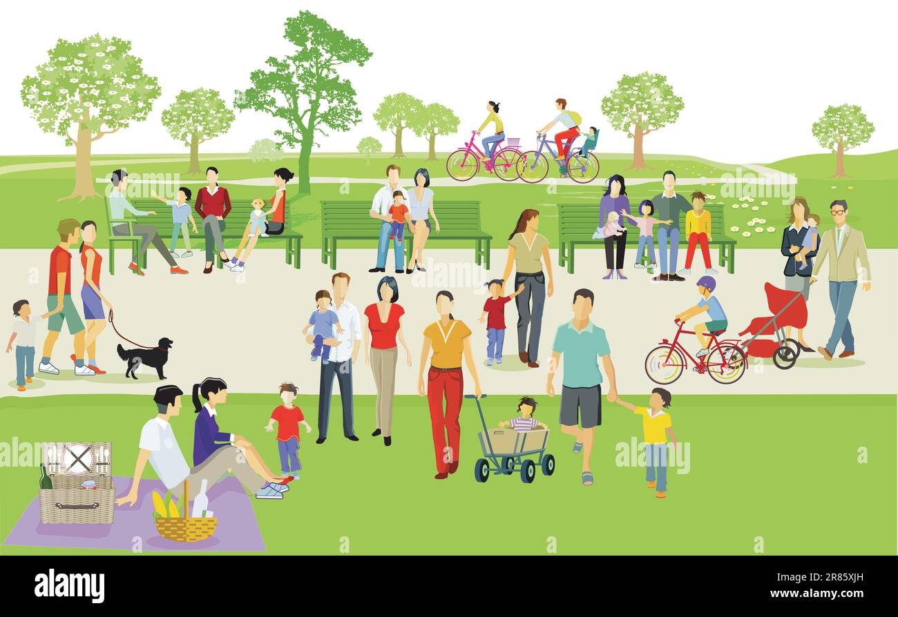Park to rest Stock Vector Images - Alamy