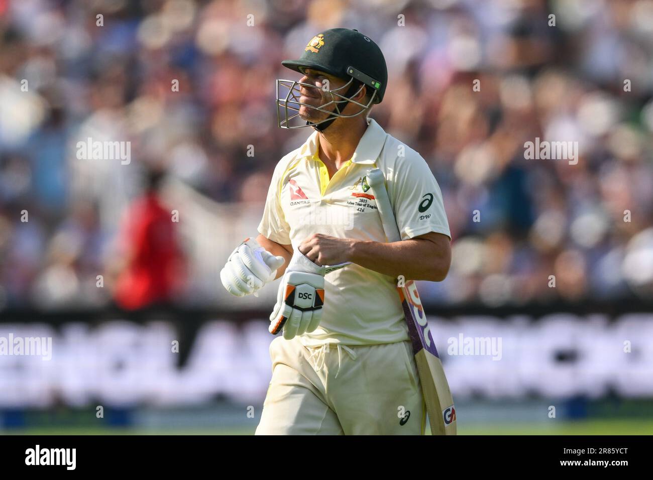 David warner australia dismissed hi-res stock photography and images ...