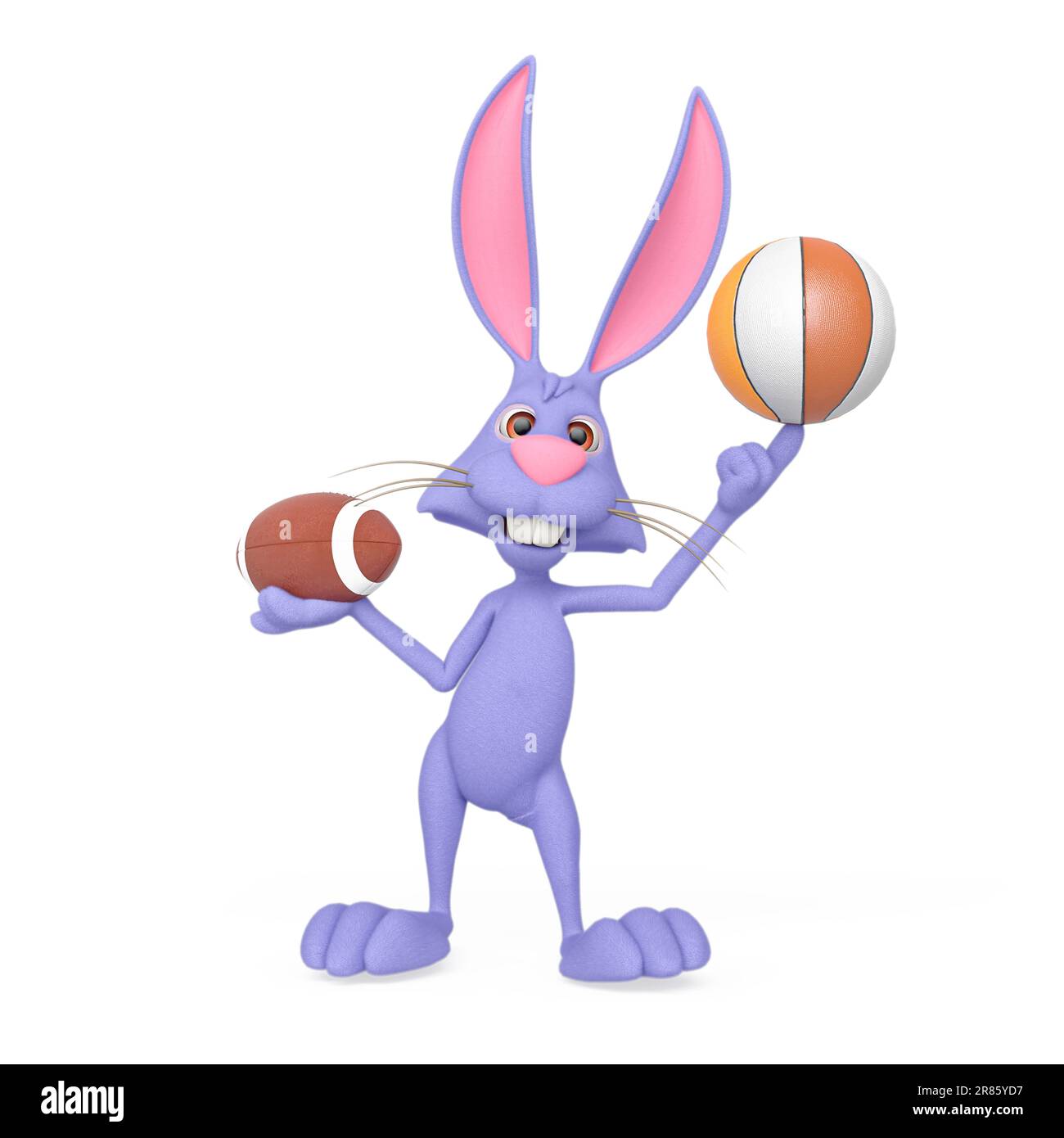 Mascot furry football Cut Out Stock Images & Pictures - Alamy