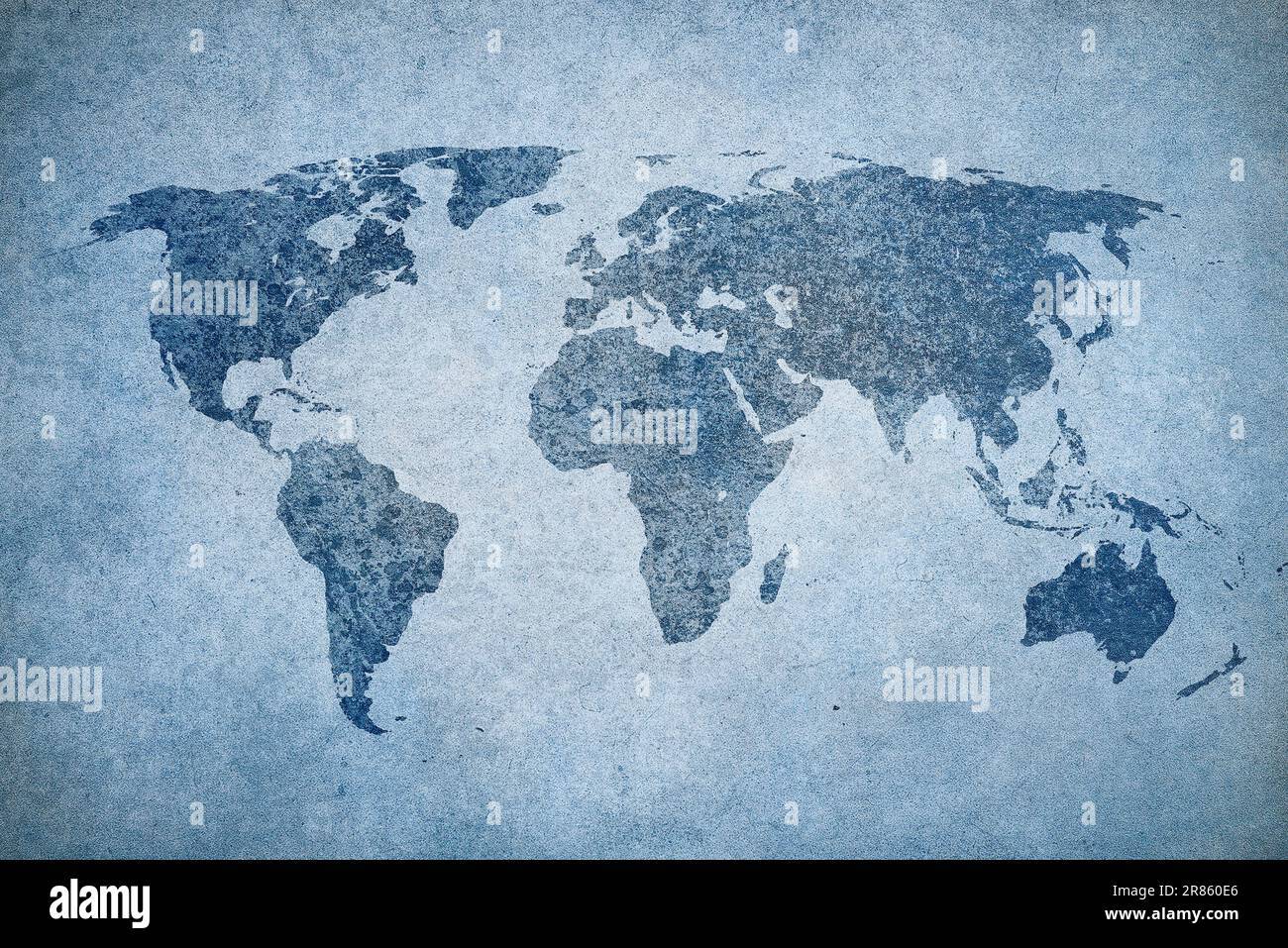grunge map of the world Stock Photo - Alamy