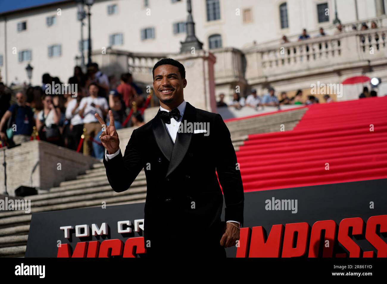 Actor Greg Tarzan Davis poses for photographers on the red carpet of ...
