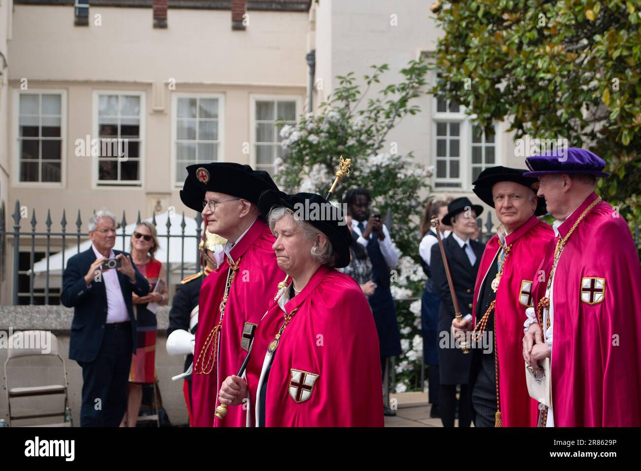 Windsor, Berkshire, UK. 19th June, 2023. The Garter Ceremony at Windsor ...