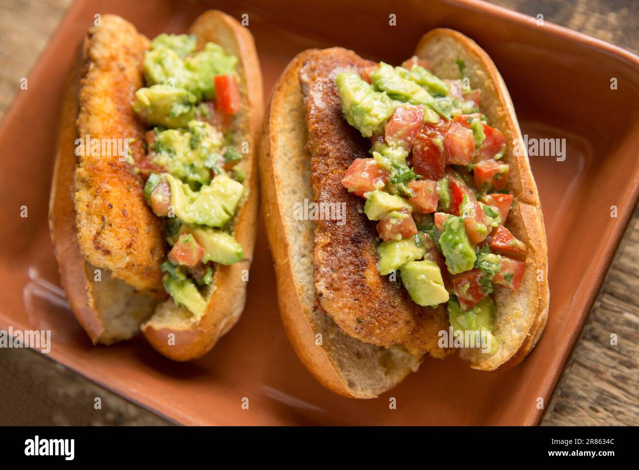 Fillets from a Smooth-hound, Mustelus mustelus, that was caught in the ...
