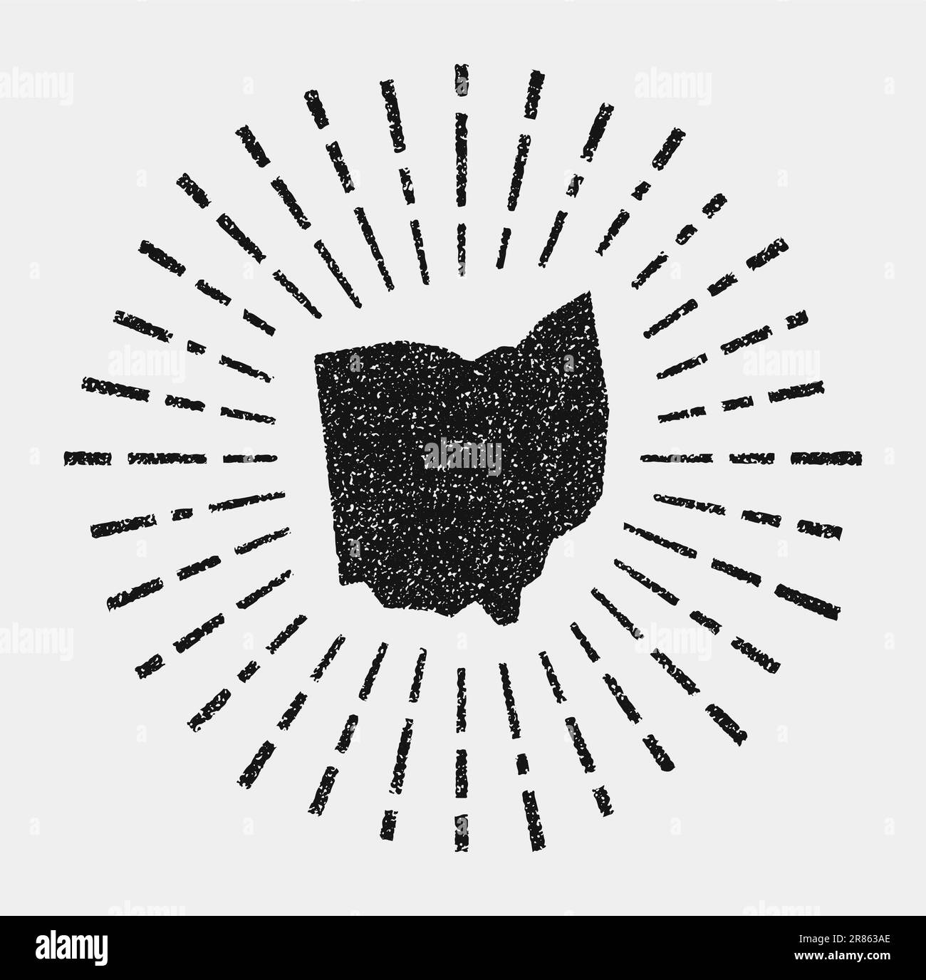 Ohio Shape Vector