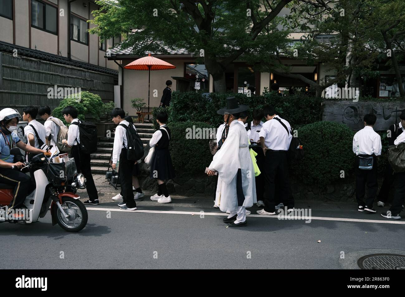 Japanese men street style candid film photography | Kyoto Japan Stock ...