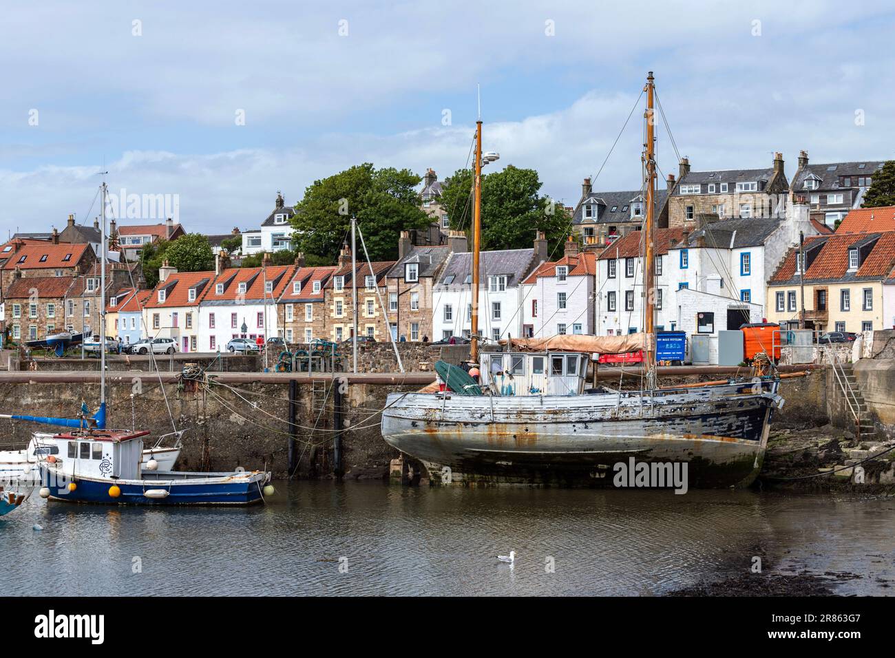 Harbour, St Monans, East Neuk of Fife, Scotland, UK Stock Photo - Alamy