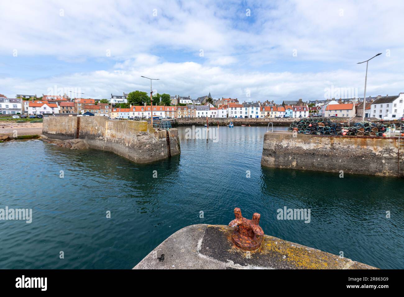 Harbour, St Monans, East Neuk of Fife, Scotland, UK Stock Photo - Alamy