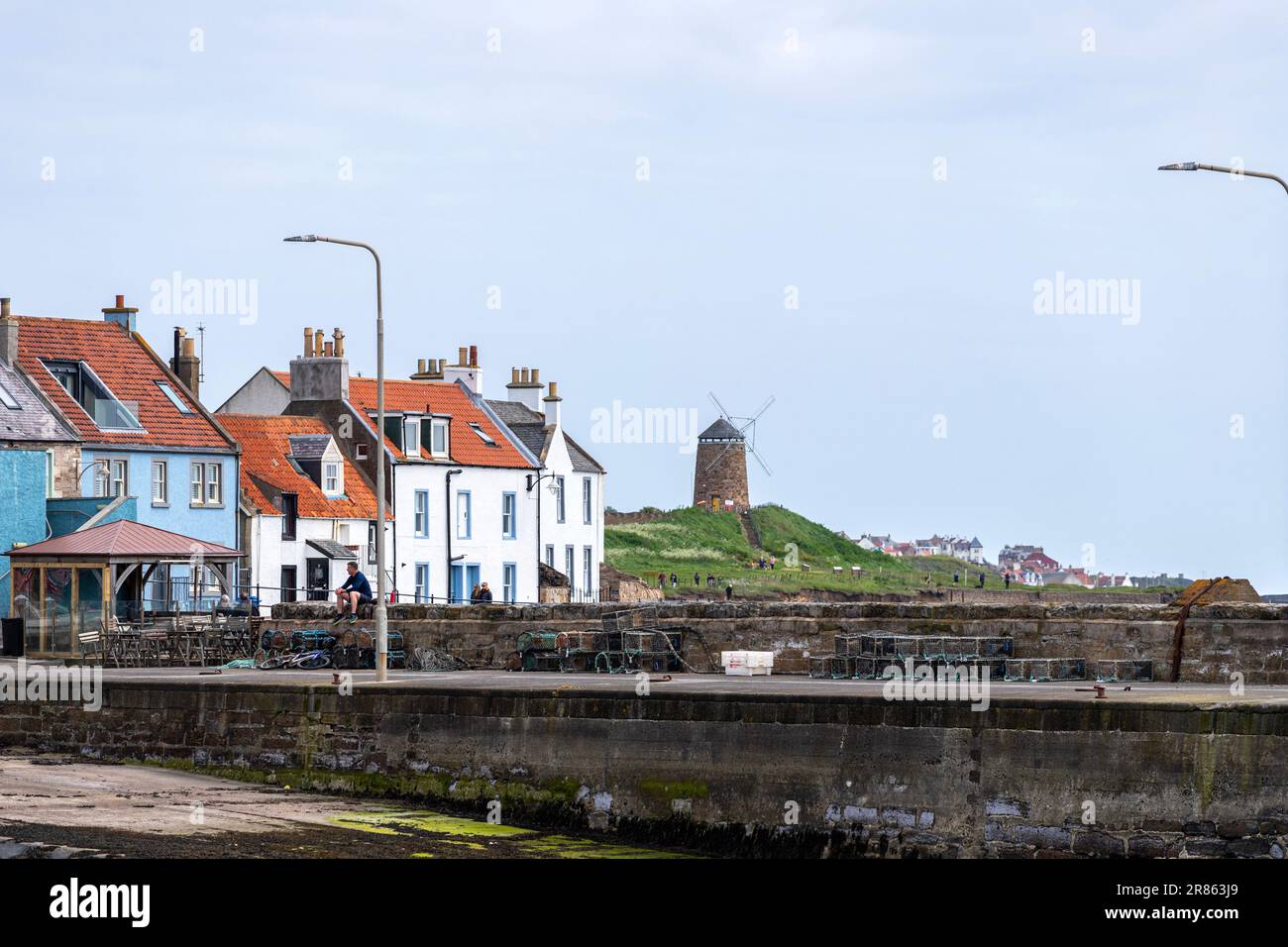 Harbour, St Monans, East Neuk of Fife, Scotland, UK Stock Photo - Alamy