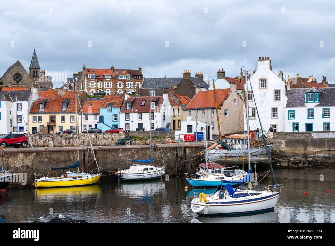 Harbour, St Monans, East Neuk of Fife, Scotland, UK Stock Photo - Alamy