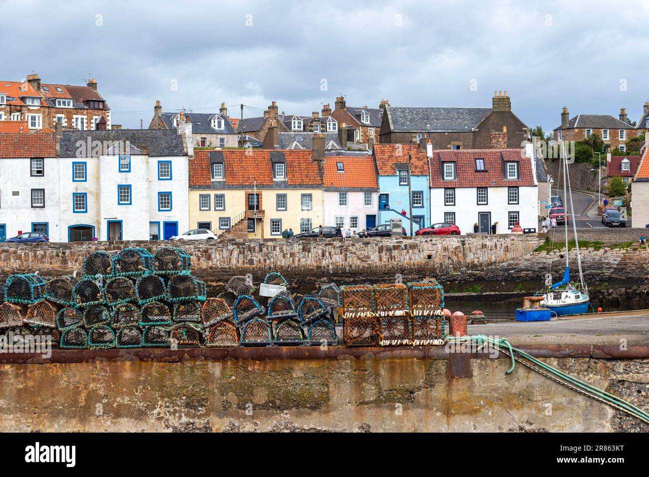 Harbour, St Monans, East Neuk of Fife, Scotland, UK Stock Photo - Alamy