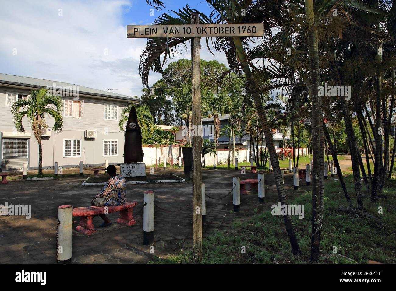 Square of October 10, 1760 in memory of the first peace treaty between ...