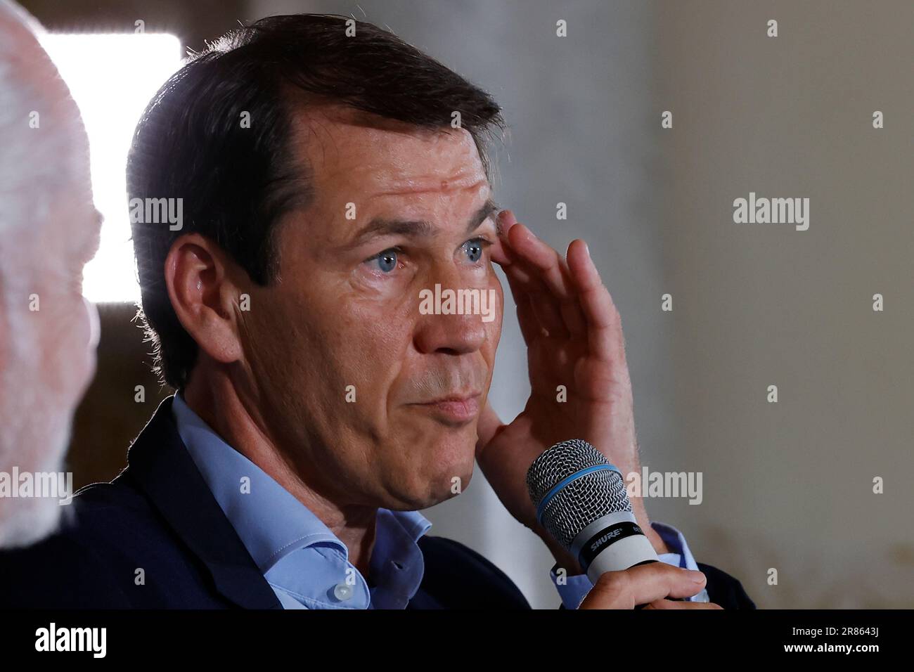 Naples, Naples, Italy. 19th June, 2023. Rudy Garcia during a press ...