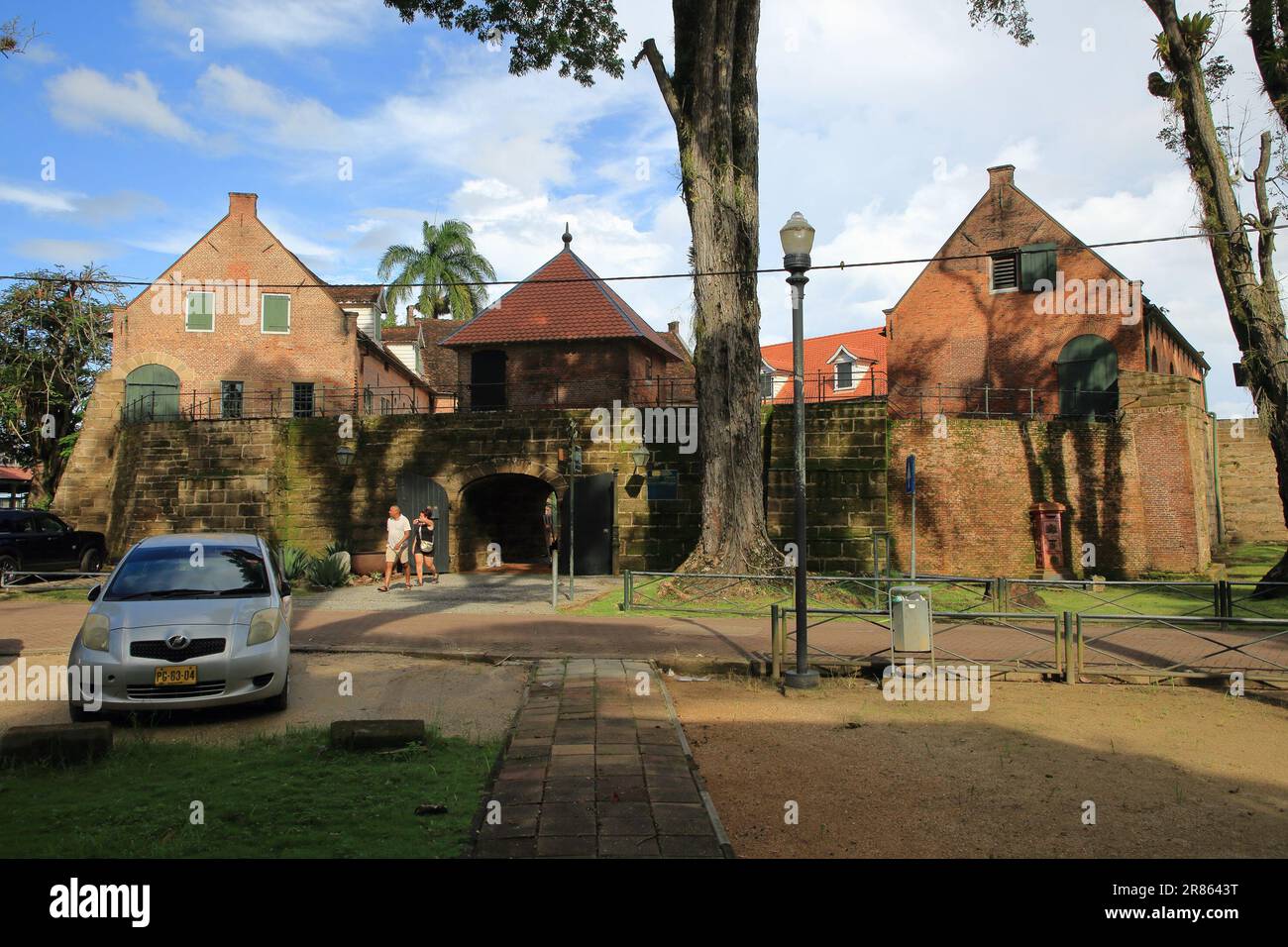 The Fort Zeelandia of cliff stones and red bricks, completed by ...