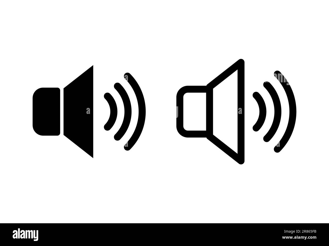 Speaker icon set. volume icon vector. loudspeaker icon vector. sound ...