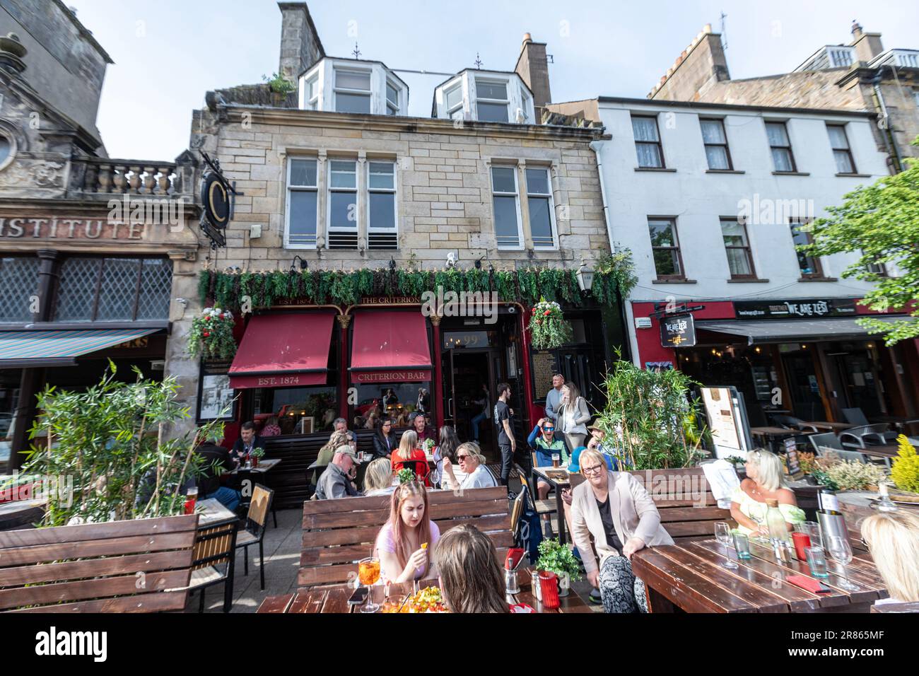 The Criterion pub St Andrews, Fife , Scotland, UK Stock Photo - Alamy