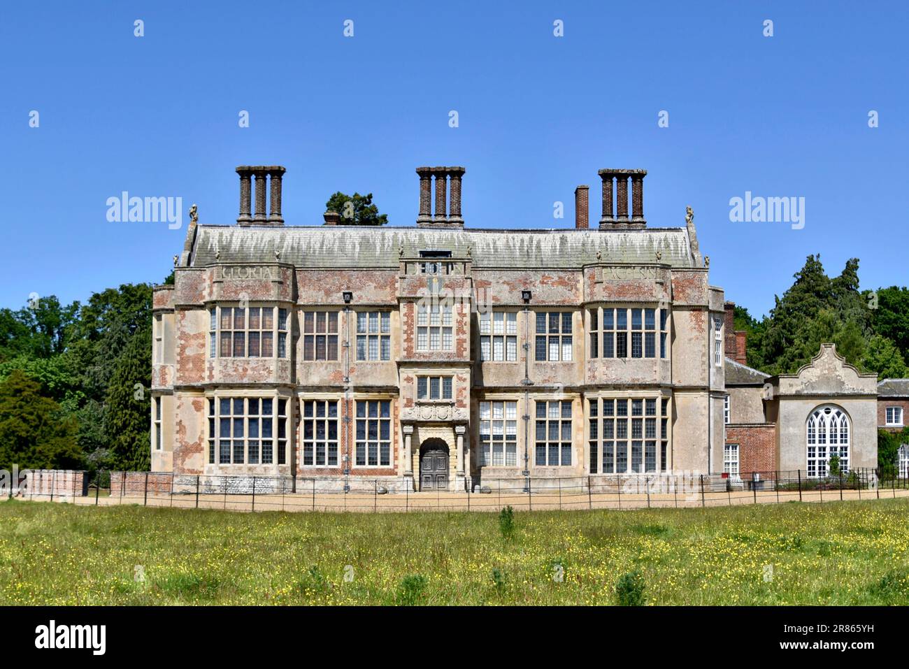 Felbrigg Hall front aspect Stock Photo - Alamy