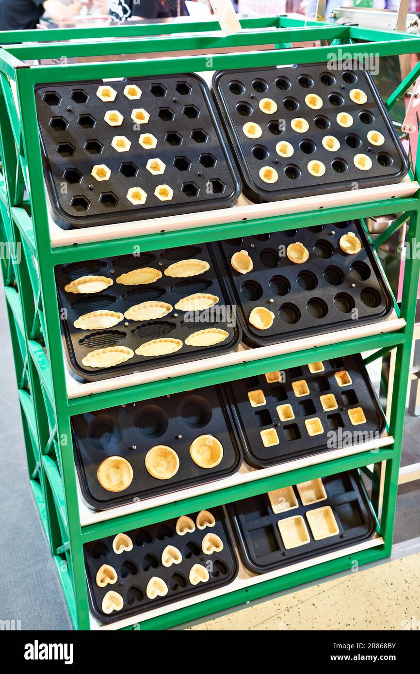 Forms for baking for food production industry Stock Photo - Alamy