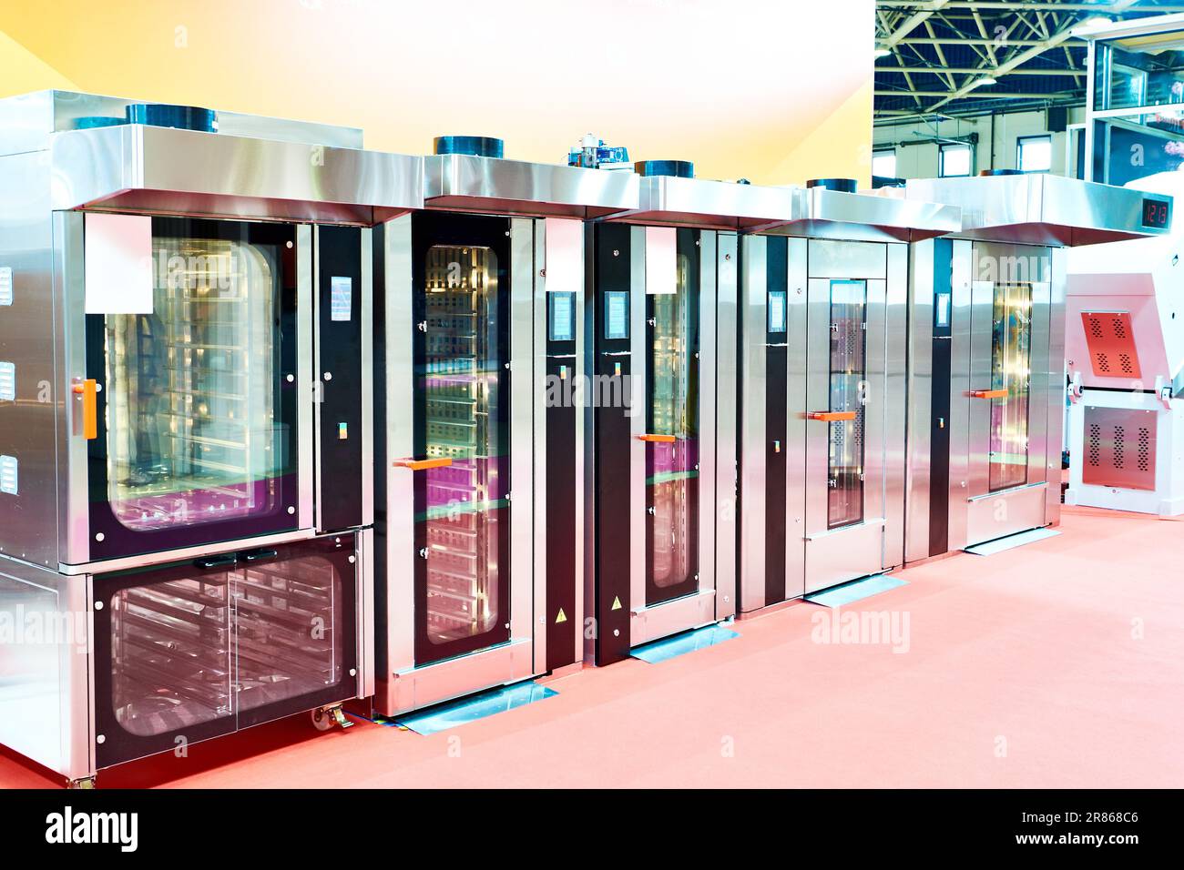 Commercial ovens for bakeries on exhibition Stock Photo - Alamy