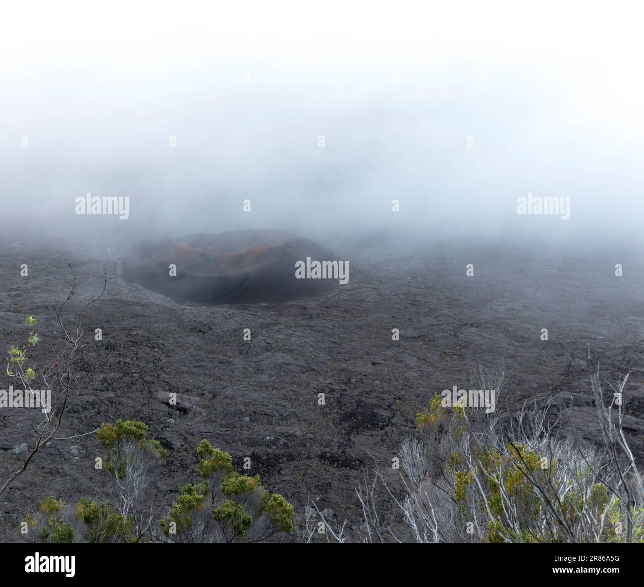 View of Formica Leo, small volcanic crater, La Reunion Stock Photo - Alamy