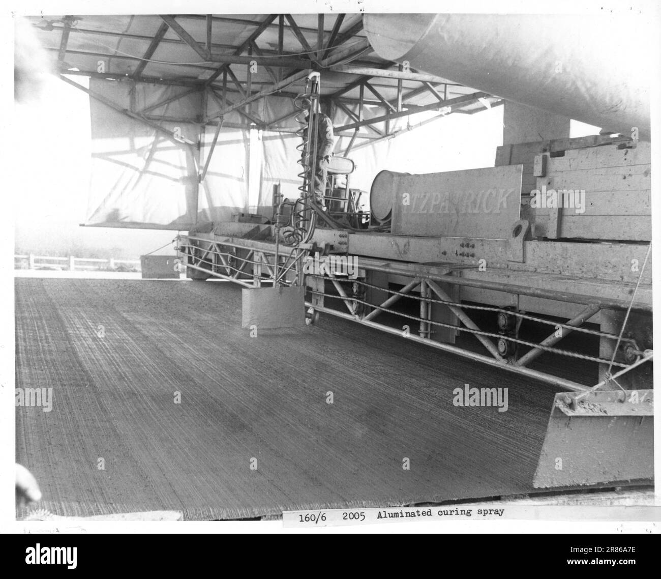 The construction of the M11 motorway between London and Cambridge in ...