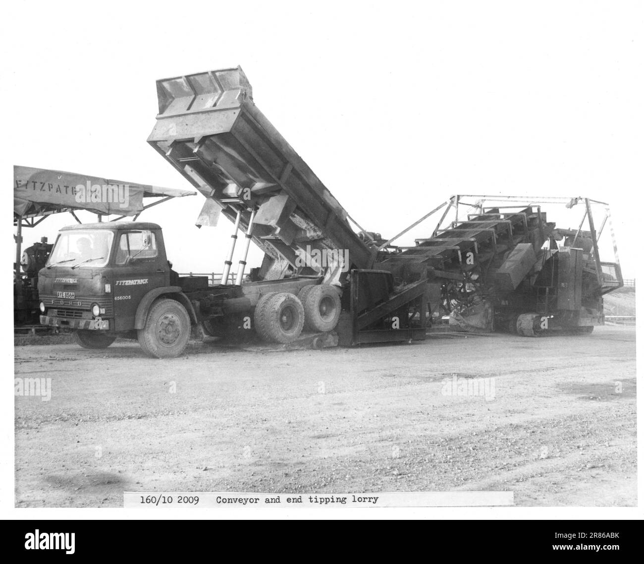 The construction of the M11 motorway between London and Cambridge in ...