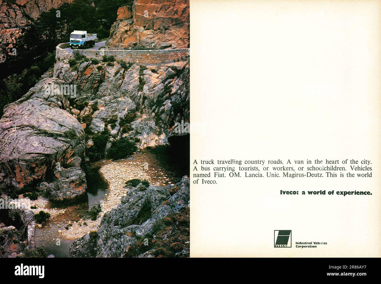 Iveco Industrial Vehicles corporation advert in a magazine 1978 Stock ...