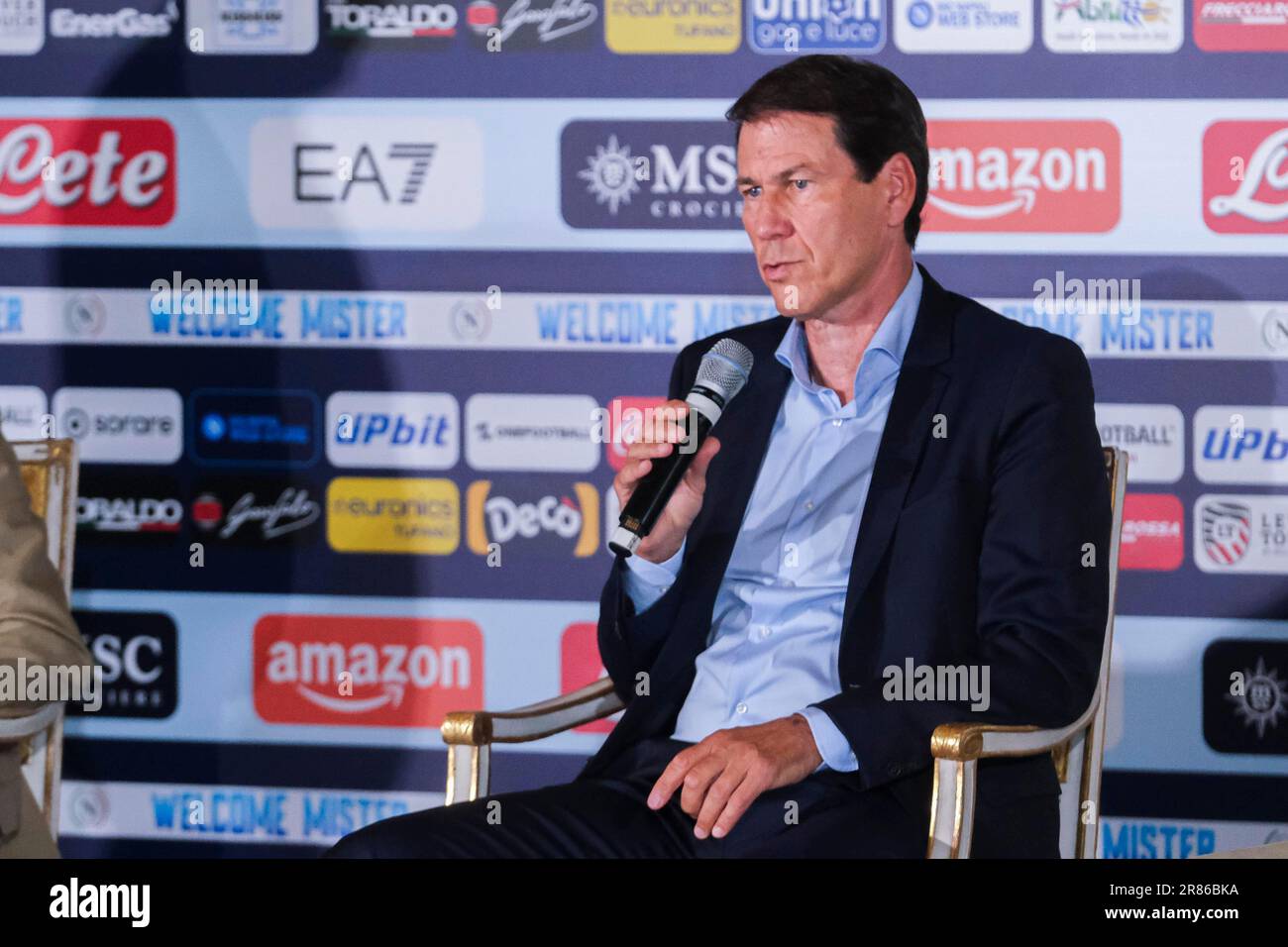 Reigning Italian champion SSC Napoli presents new coach Rudi Jose ...
