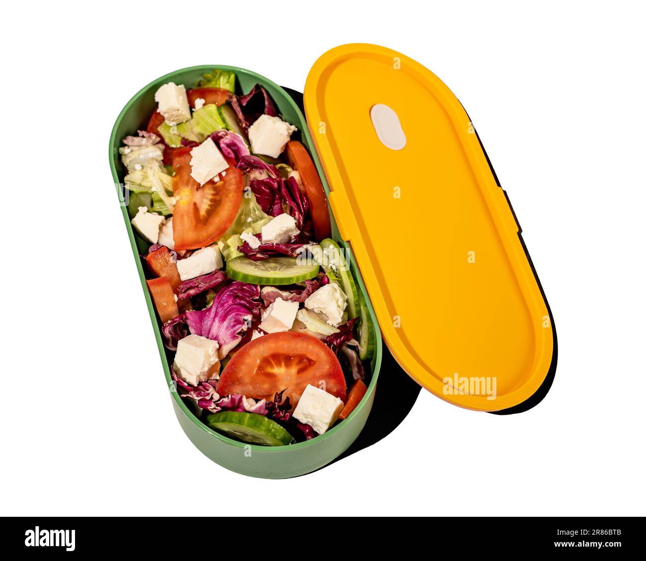 Healthy food, vegetable salad in open lunch box Stock Photo - Alamy