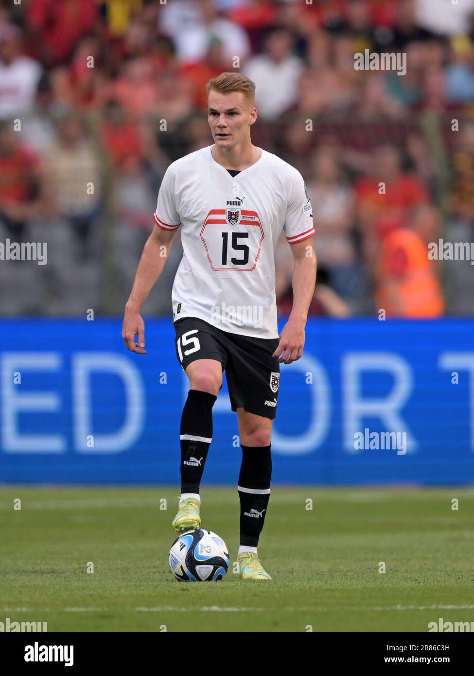 BRUSSELS - Philipp Lienhart of Austria during the UEFA EURO 2024 ...