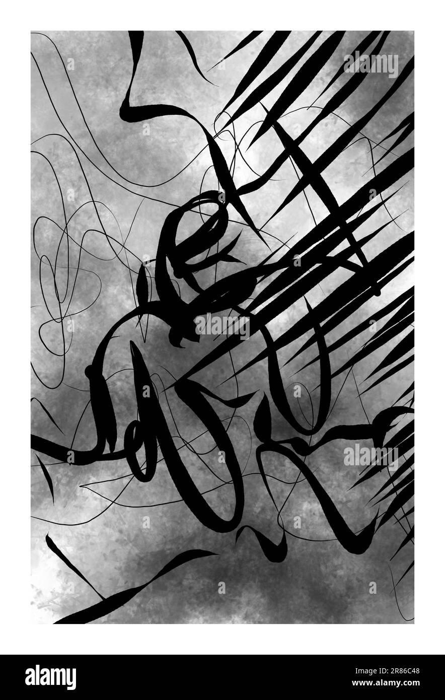 Abstract Image For Printing Digital Painting Stock Photo Alamy