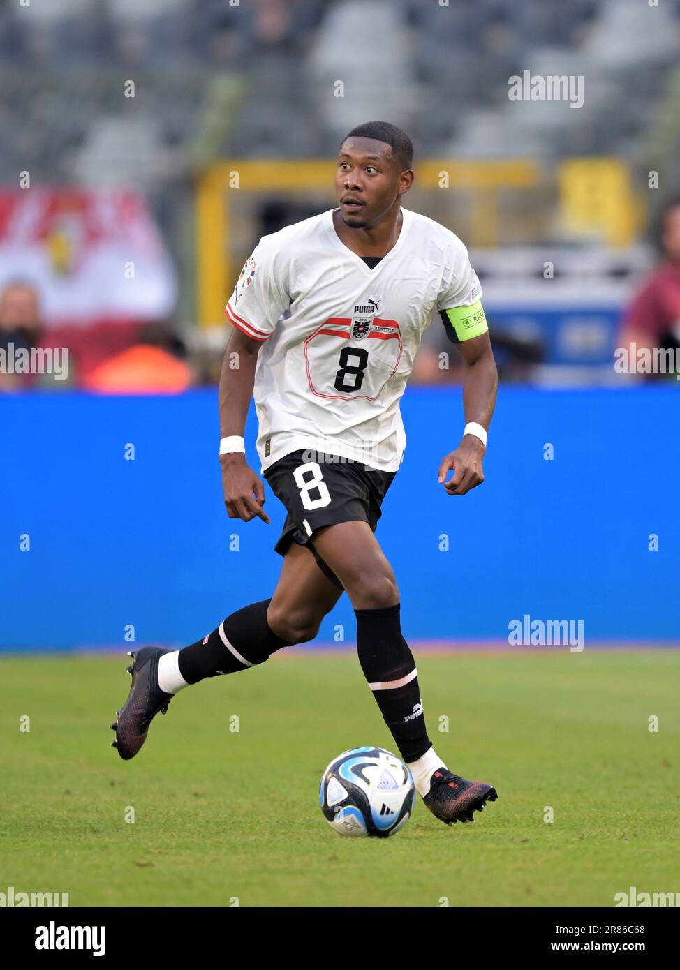 BRUSSELS - David Alaba of Austria during the UEFA EURO 2024 qualifying ...