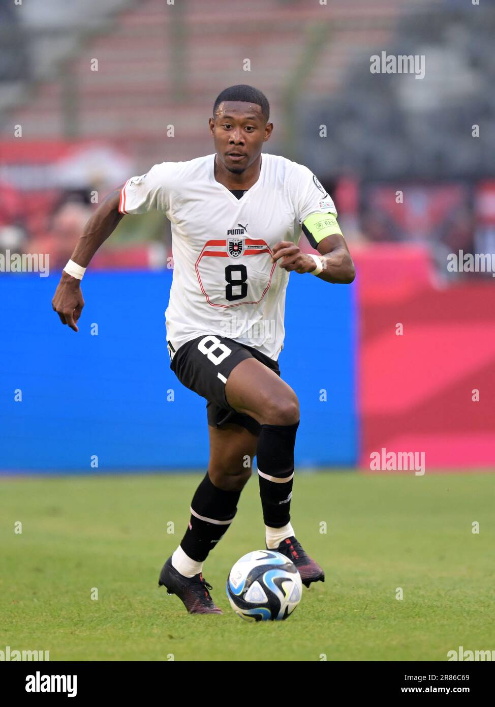 BRUSSELS - David Alaba of Austria during the UEFA EURO 2024 qualifying ...
