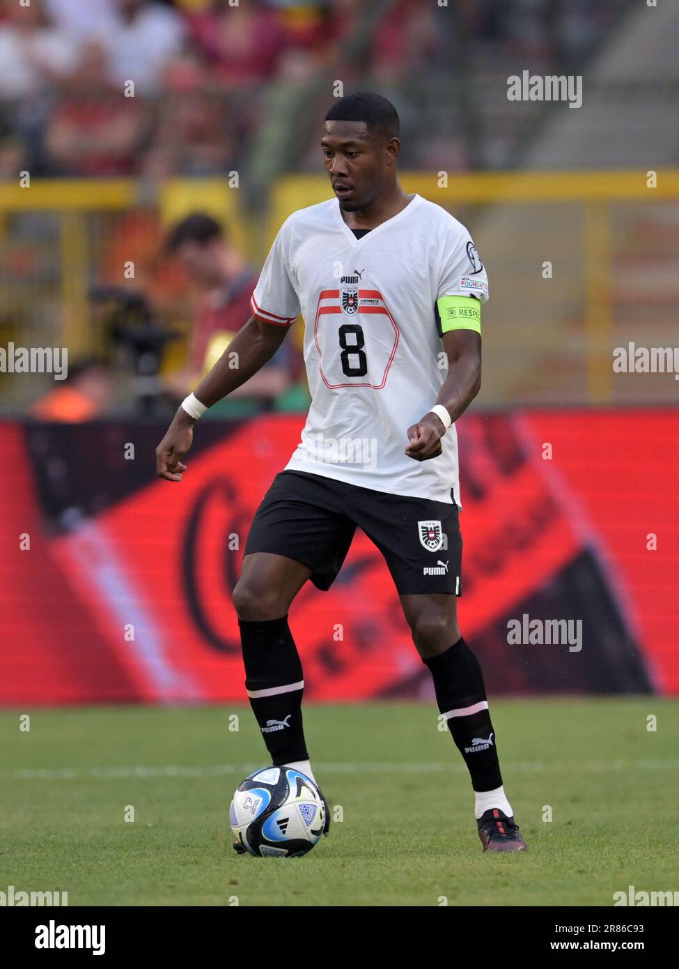 BRUSSELS - David Alaba of Austria during the UEFA EURO 2024 qualifying ...